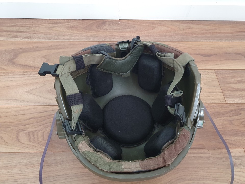 French Félin F2 MSA Helmet with Riot Visor Size M | eBay