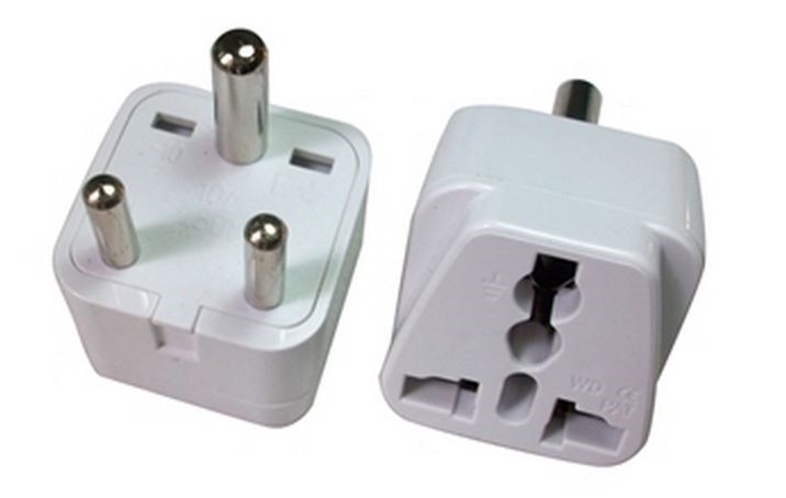 14pk India Adapter Plug Charger Converter US American to Indian 3 Pin ...