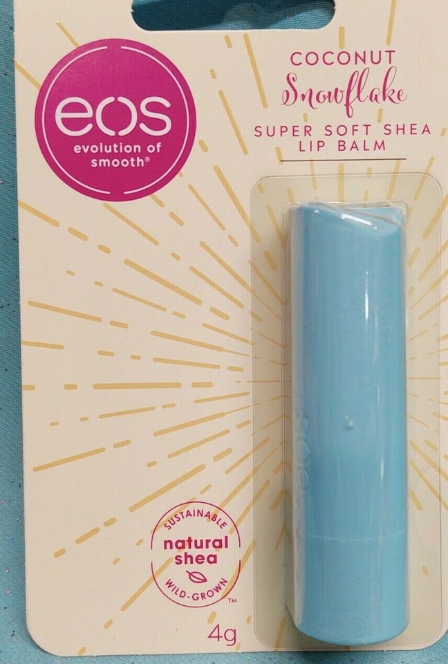 eos Super Soft Shea LIP BALM Hydrating Cracked Dry Chap Stick COCONUT ...