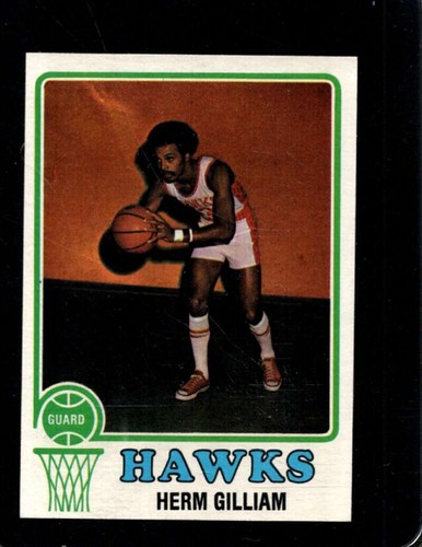 1973-74 TOPPS #106 HERM GILLIAM NM HAWKS *X94580 | eBay