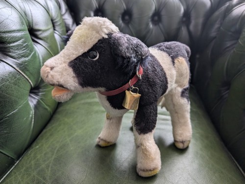 Steiff Cow Little Calf Steiff Animal Retro 60er Stuffed Toy Mohair 50er ...