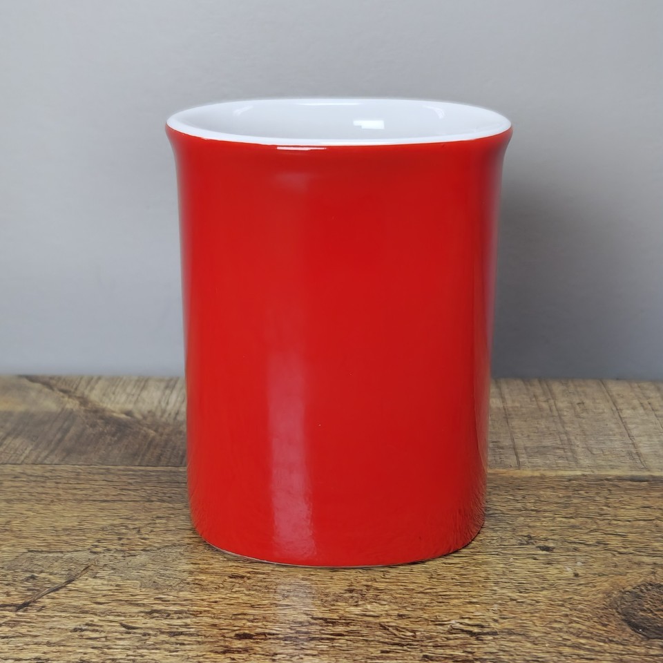 Nescafe Coffee Tea Mug Red Square Shaped Retro | eBay UK