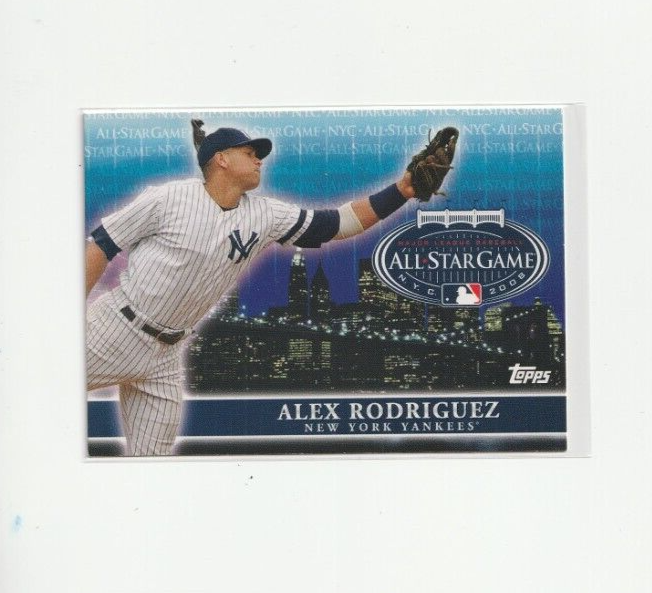 2008 Topps All Star Fan Fest Alex Rodriguez Wrapper Redemption Yankees ...