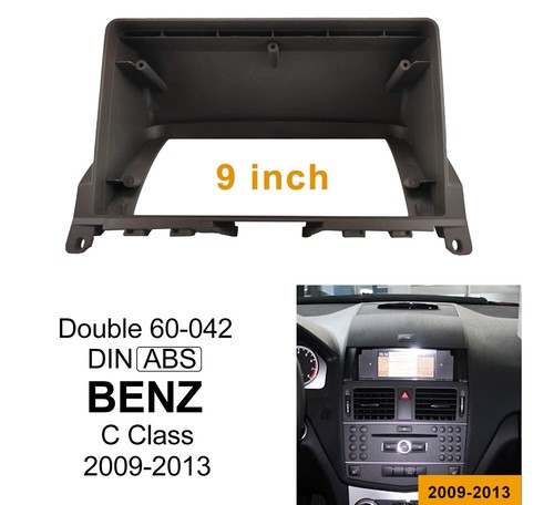 9" Car radio Fascia Frame Panel for Mercedes Benz C class w204 2008 ...