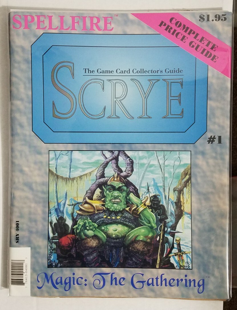 Scrye Magazine 1 1994 MTG Magic The Gathering Alpha Set Price Guide ...