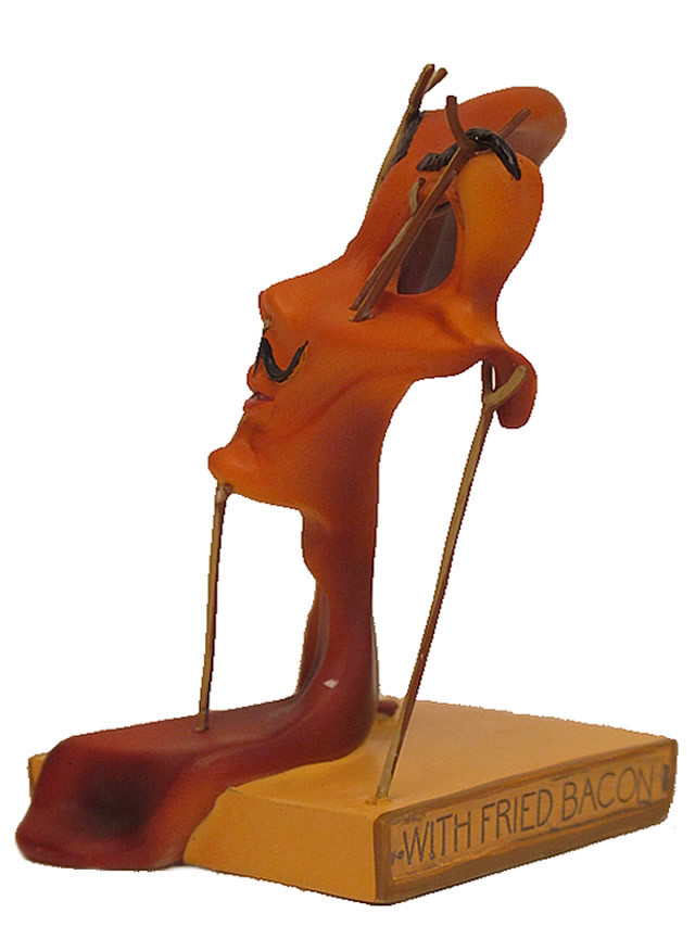 Salvador Dali Soft Self Portrait With Grilled Bacon Figure Sculpture ...