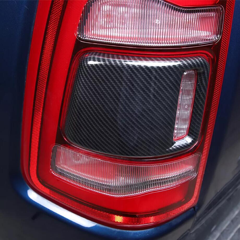 For 2019 - 2024 Dodge Ram 3500/2500/1500 Carbon Rear Light Lamp Frame ...