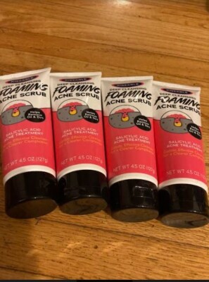 4 X 4.5 oz Kissable Deep Cleansing Foaming ACNE Scrub Helps Remove Oil ...