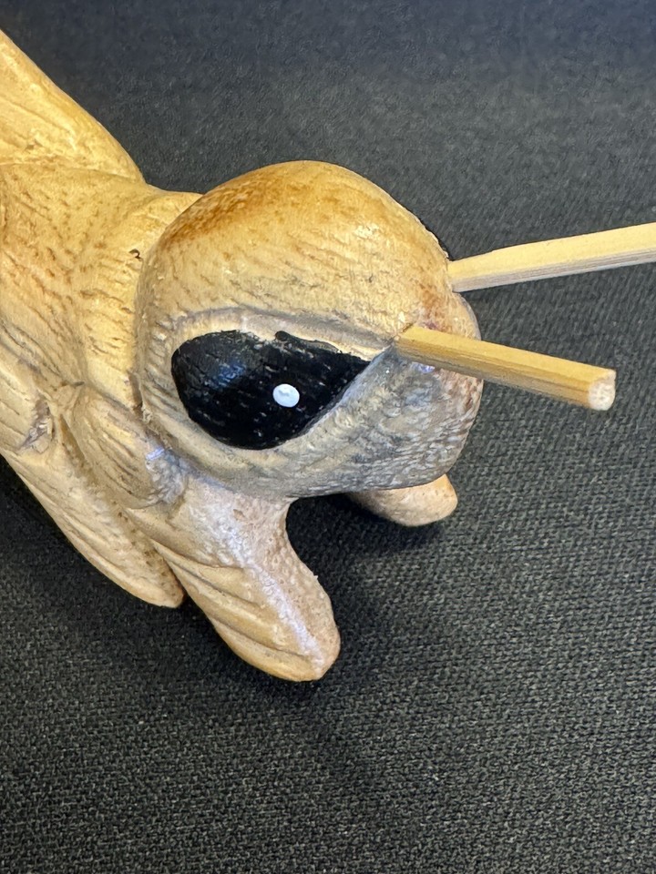 Wooden Cricket Noisemaker Noise Maker Hand Carved with Stick Musical ...