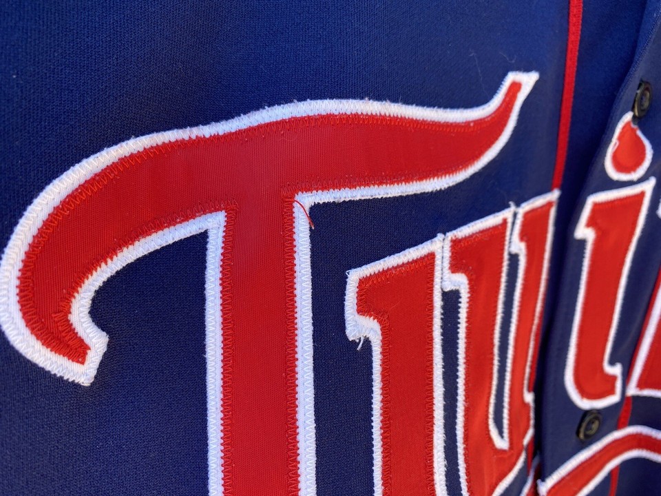 Vintage Minnesota Twins MLB Russell Athletic 40th Season Navy Jersey Sz ...