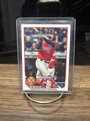 Bo Naylor Rookie Card RC 2023 Topps Series 2 #421 Cleveland Guardians ...