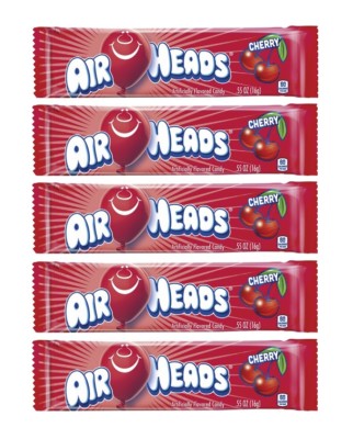 5x Air Heads Cherry Flavor 16g Chewy Candy American Sweets | eBay