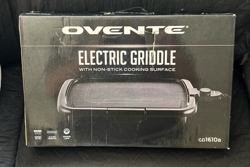 OVENTE Non-Stick Electric Griddle 16"x10" Cook Plate Brand New Damaged ...