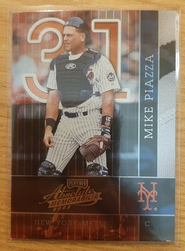 2002 PLAYOFF ABSOLUTE MEMORABILIA MIKE PIAZZA #100 NEW YORK METS | eBay