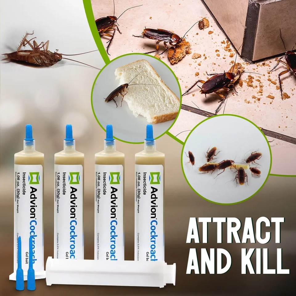 Advion Cockroach Roach Control Bait Gel ~ Kill American Brown German ...