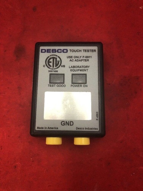 Desco 19350 Tester Wrist Strap 2 State Touch Nist for sale online | eBay