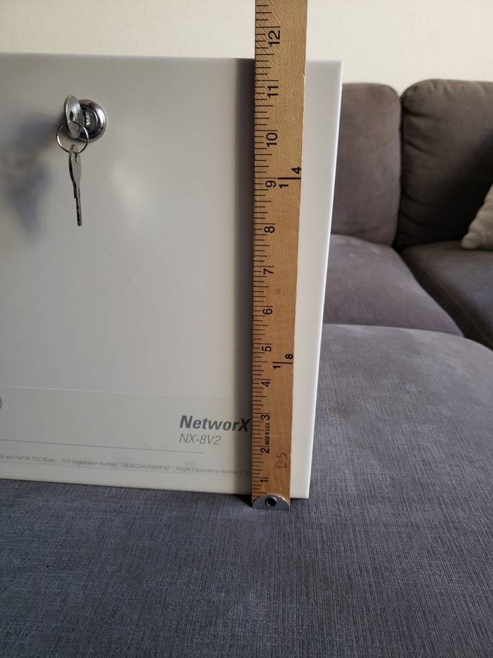 GE NetworX NX-8V2 Security Alarm System Housing Kit With Key EXCELLENT ...