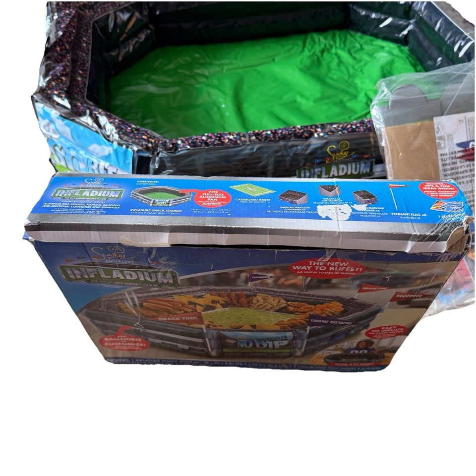 Sunny Anderson Infladium Inflatable Snack Stadium Football Party Bowl ...