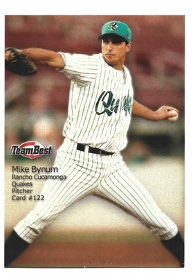 2000 Team Best Rookies #122 Mike Bynum Rancho Cucamonga Quakes Baseball ...