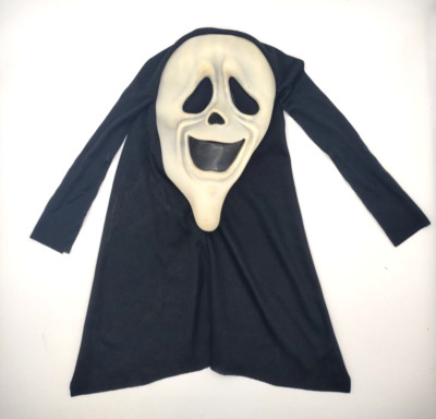 Ghost Face Spoof Mask Scary Movie "Smiley" Scream Easter Unlimited Vtg ...