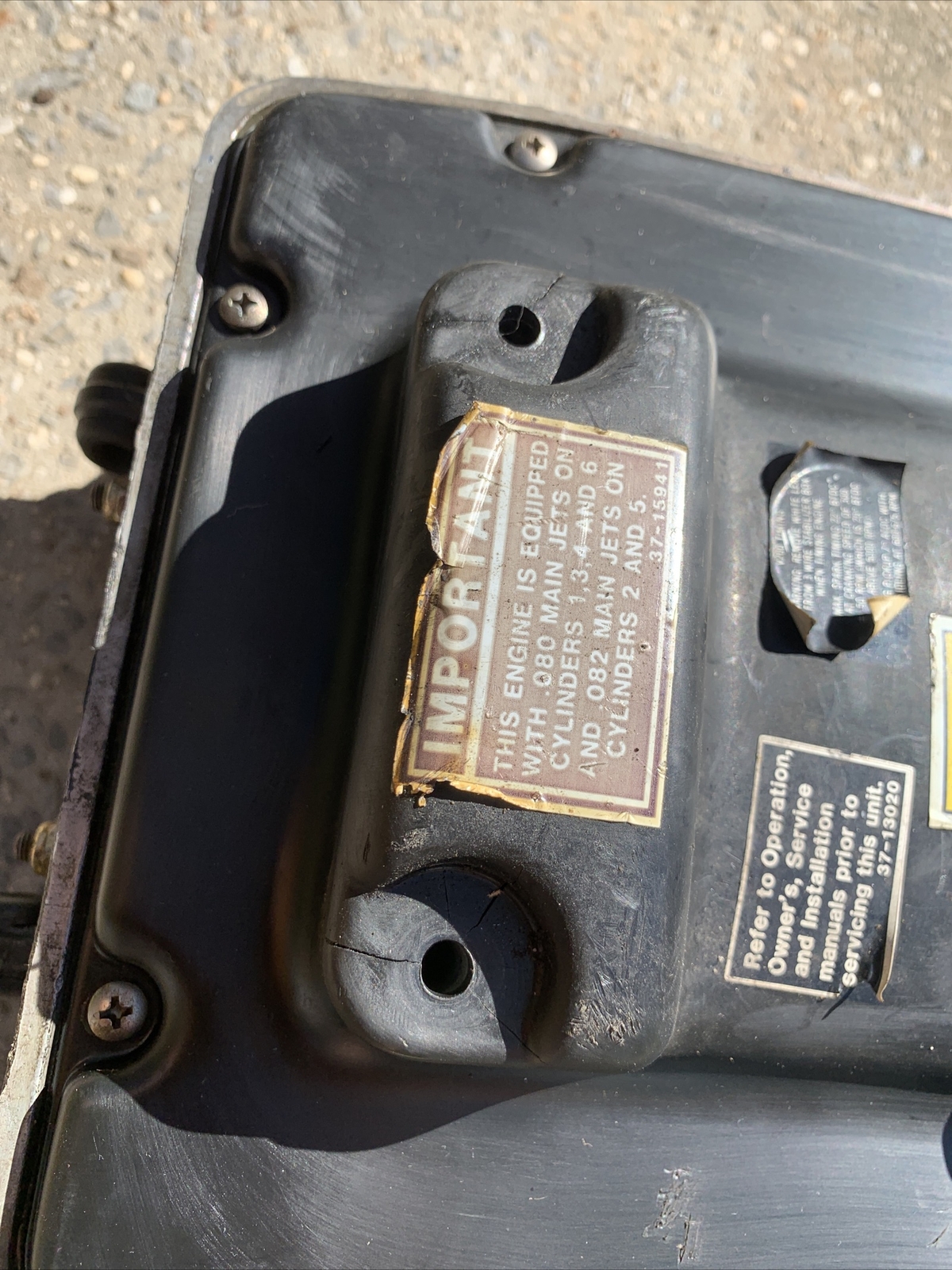 Mercury Blackmax 150hp 200hp Sound Attenuator Plate Cover Silencer ...