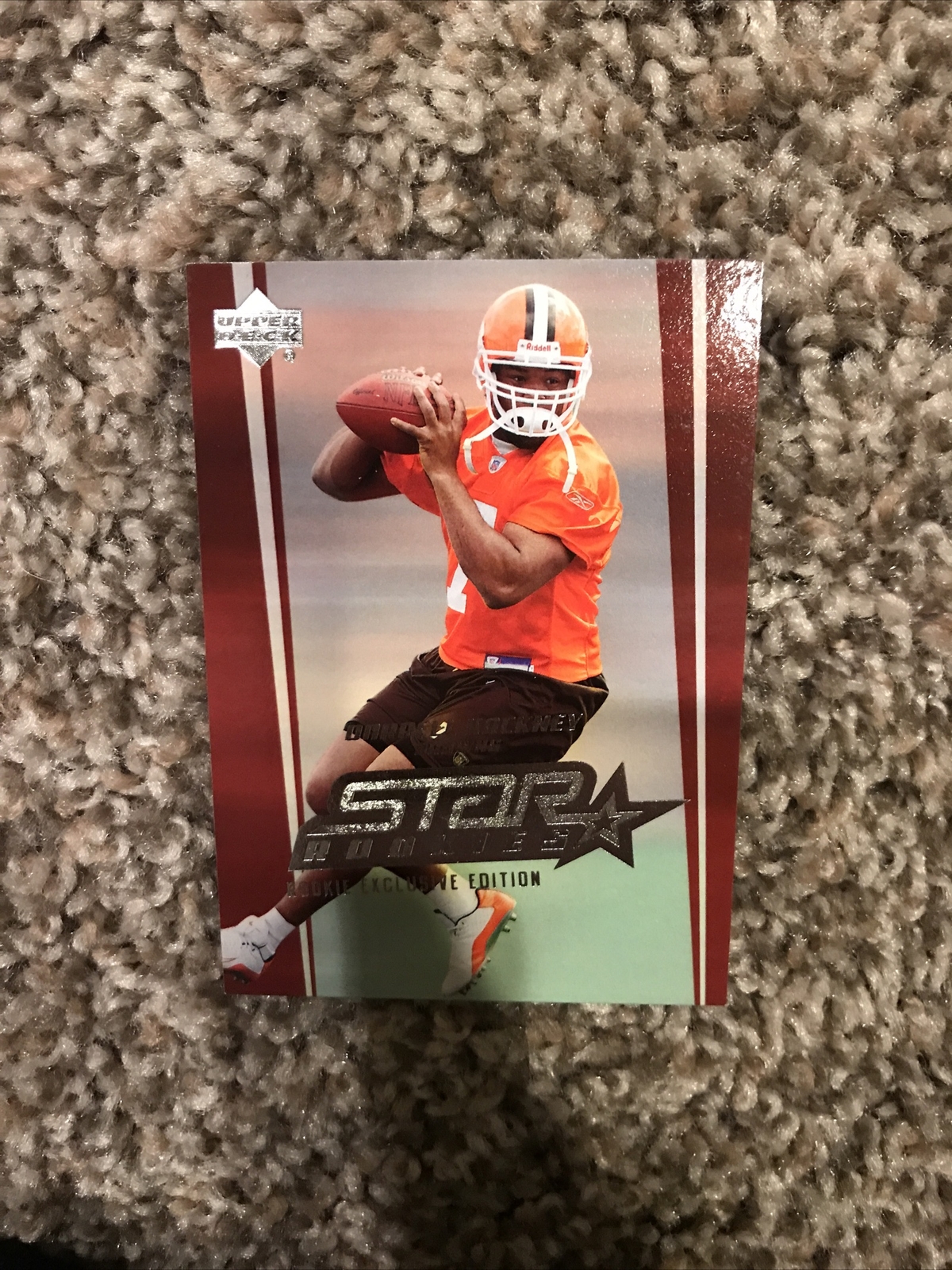 2006 UPPER DECK DARRELL HACKNEY #239 CLEVELAND BROWNS ROOKIE EXCLUSIVE ...