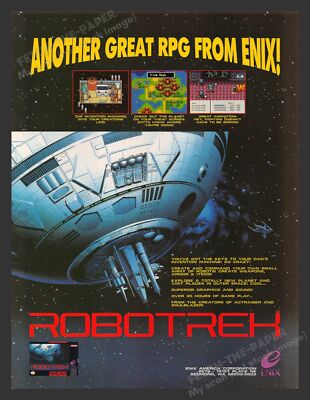 Robotrek Super Nintendo Video Game 1990s Print Advertisement Ad 1994 | eBay