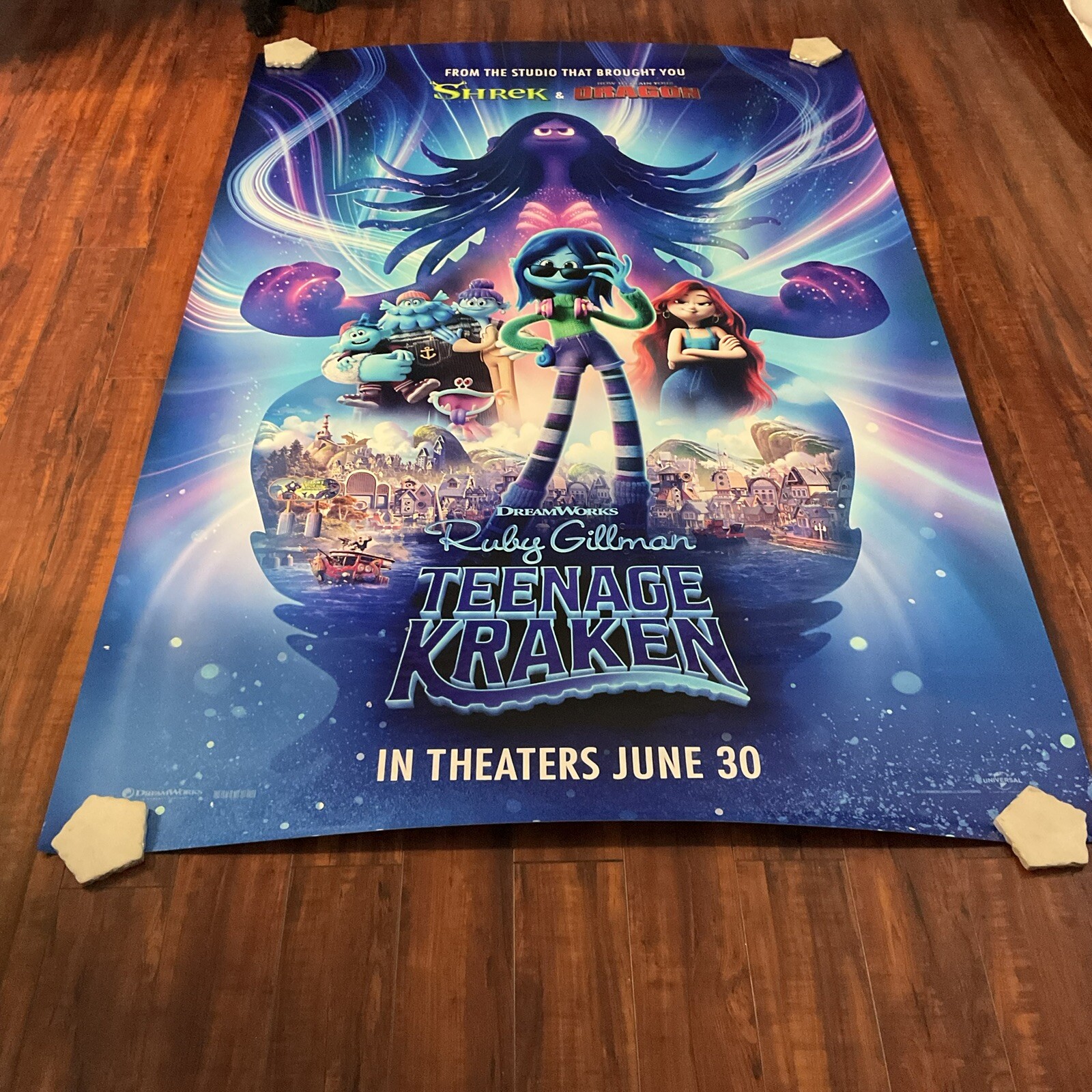 Ruby Gillman,Teenage Kraken Universal Orig. D/S Bus Stop Big Movie ...