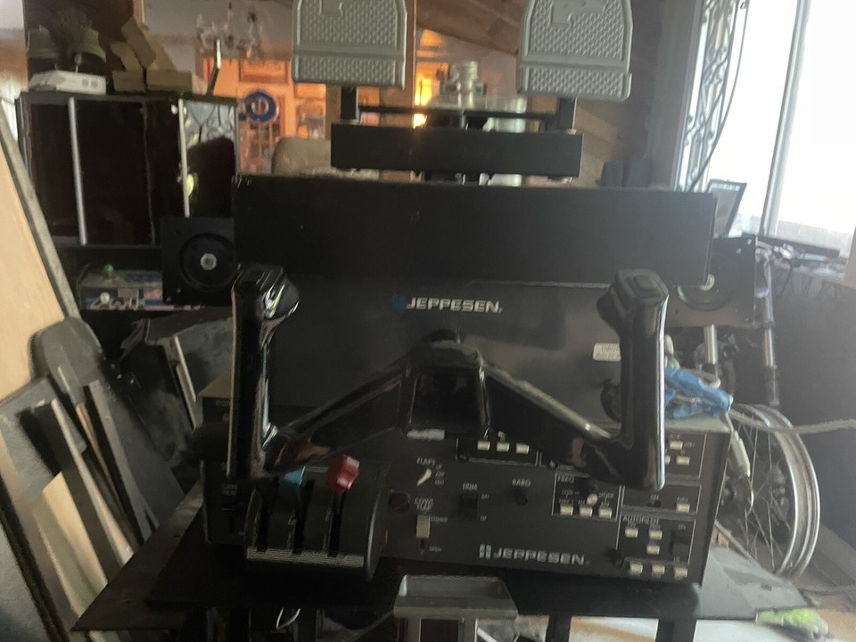 Jeppesen Precision Flight Controls Desktop Yoke Simulator | eBay