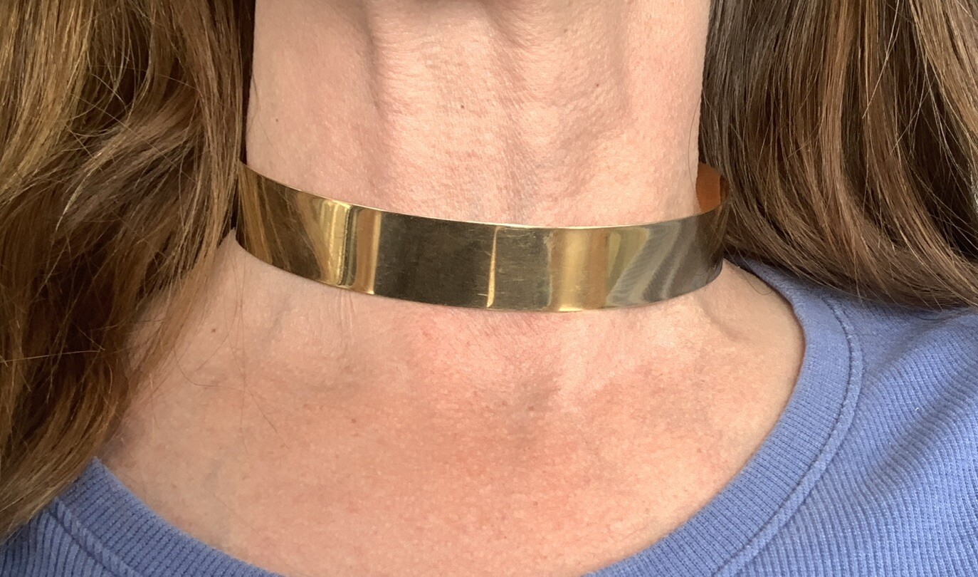Mid Century Modern Torque Torc Choker Collar Vintage … - Gem