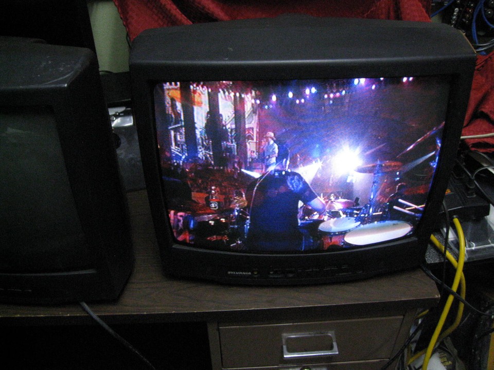 Sylvania CRT retro 19" TV gaming monitor RCA input TVK191 SST4191 no ...