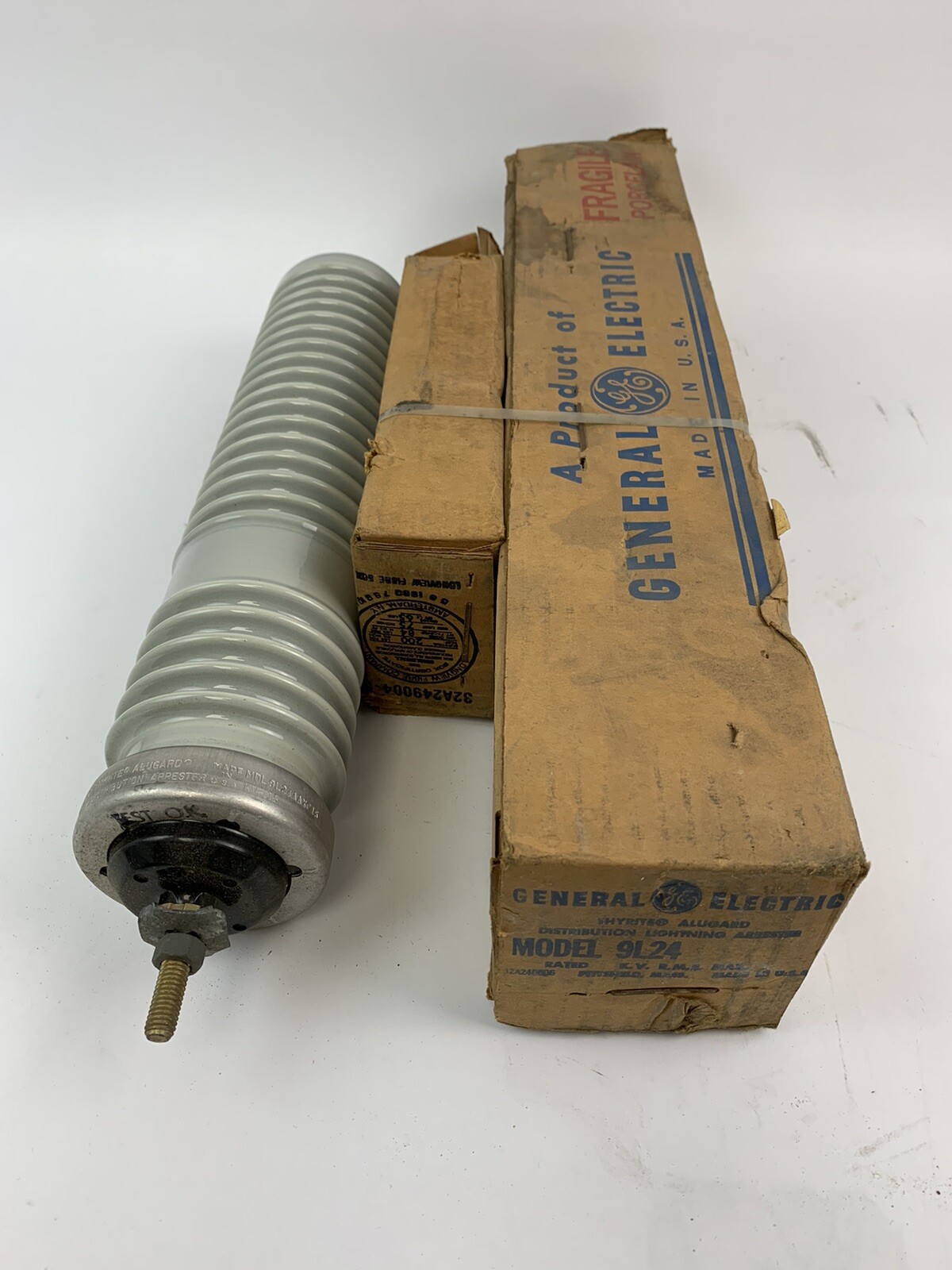 General Electric Thyrite Alugard Distribution Arrester 9L24 with ...