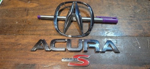 Acura Type S Emblems OEM Rsx Type S Rear Chrome Emblems | eBay