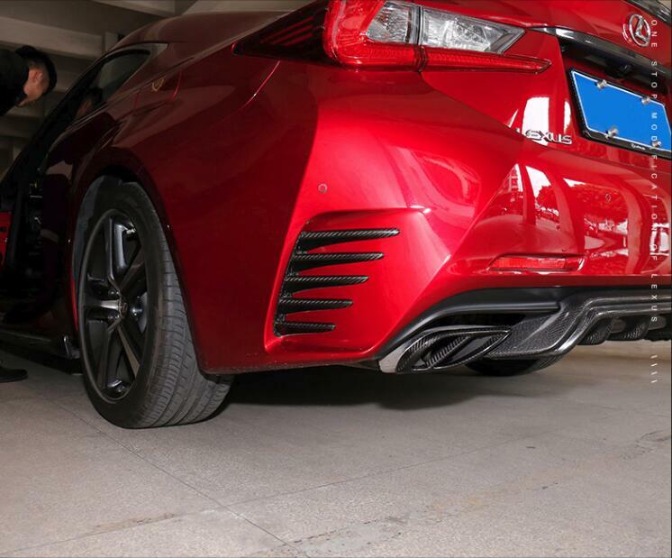 Rear Bumper Spoiler Trim For Lexus RC200t RC300 RC350 Sport Side Fender ...