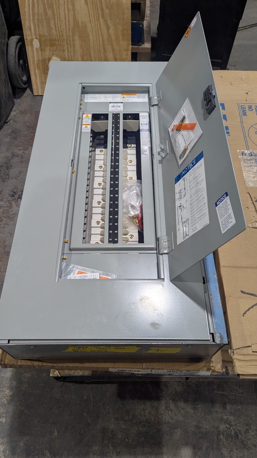 EATON 225 AMP mlo 42 SPACES Panel Panelboard 480V/277V 200 PRL2x | eBay