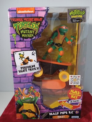 Teenage Mutant Ninja Turtles Half Pipe Mikey SkateBoard RC NEW! | eBay