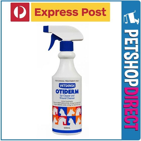 Vetsense Otiderm Ear & Wound Cleanser 500mL EXPRESS POST | eBay