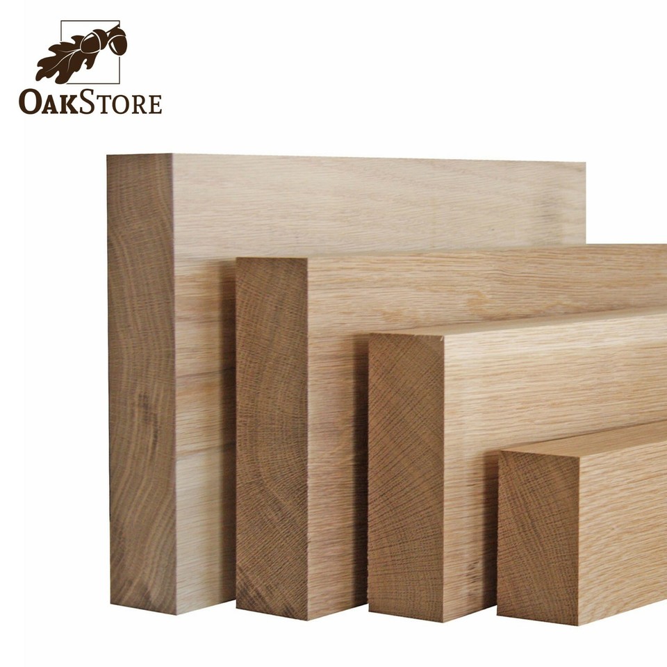 Solid White Oak 32mm PAR Planed All Round 2.4m length | eBay UK