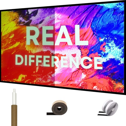 High Gain Projector Screen - Fixed Frame Like & Wall-Mounted - High ...
