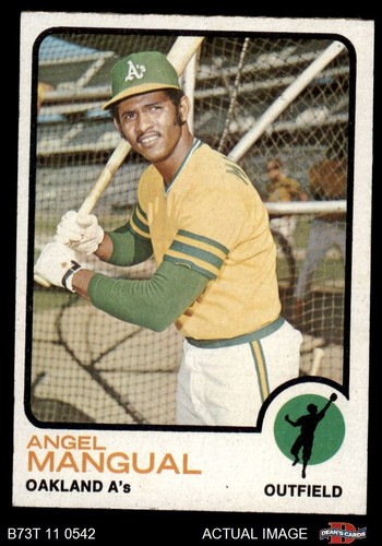 1973 Topps #625 Angel Mangual Athletics 5 - EX | eBay