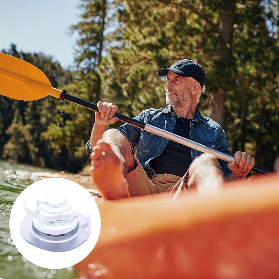 2 Pcs Inflatable Adapter Plug One Way Air Valve Boat Plugs for Rafts ...