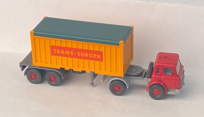 Wiking Germany HO 526 International Container Truck Trans Europa | eBay