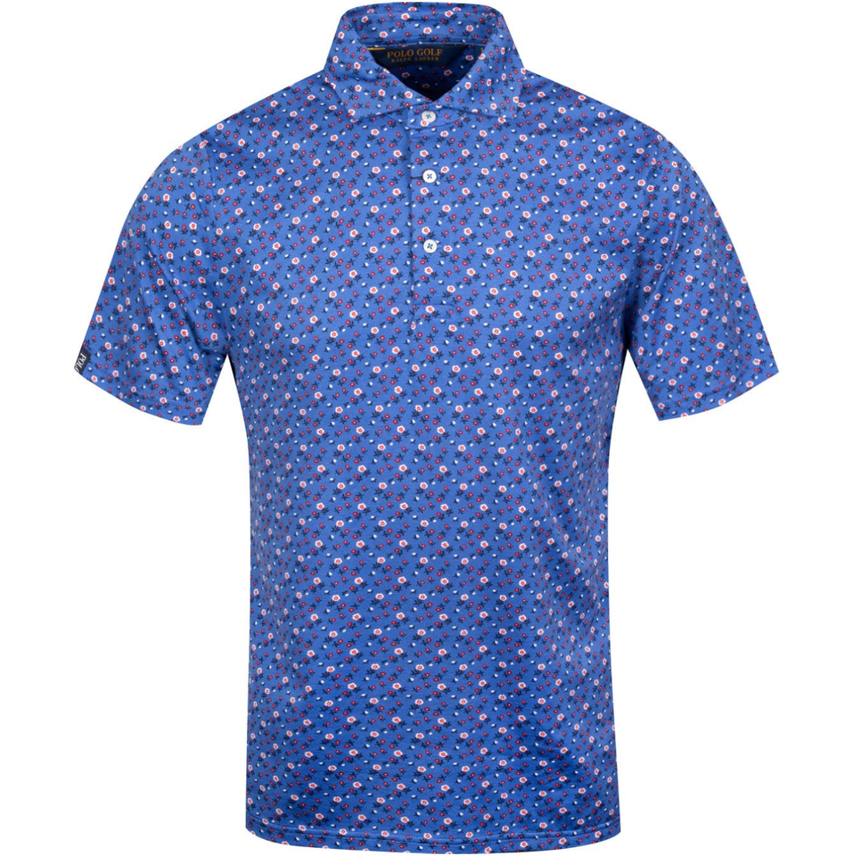 POLO Ralph Lauren RL Ivy Golf Club Polo Shirt Blue Floral Medium MSRP ...