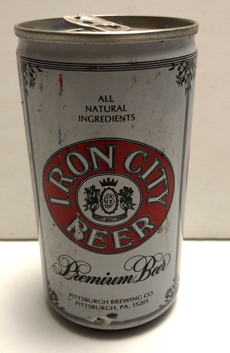 Iron City Beer Can Pop Top EMPTY 12 Fl Oz Pittsburgh Brewing Co ...