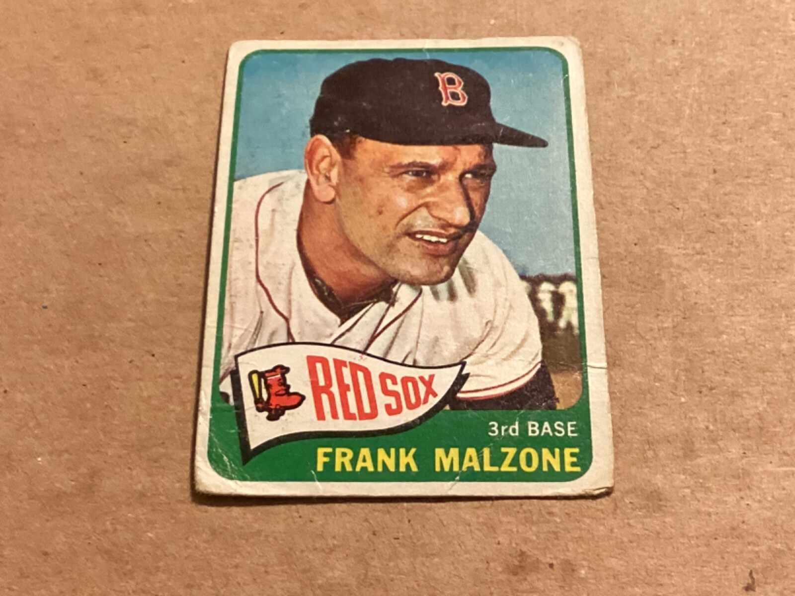 1965 Topps Baseball Card #315 Frank Malzone Red Sox HOF - Very Good ...