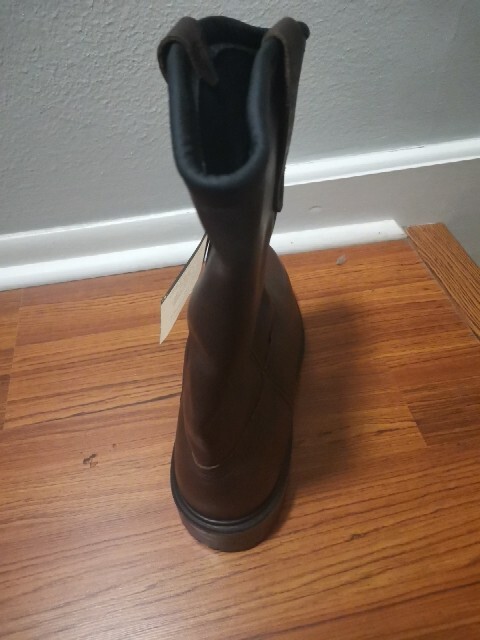 Right ONLY Red Wing Mens Brown Leather PECOS STEEL TOE Supersole Boots ...