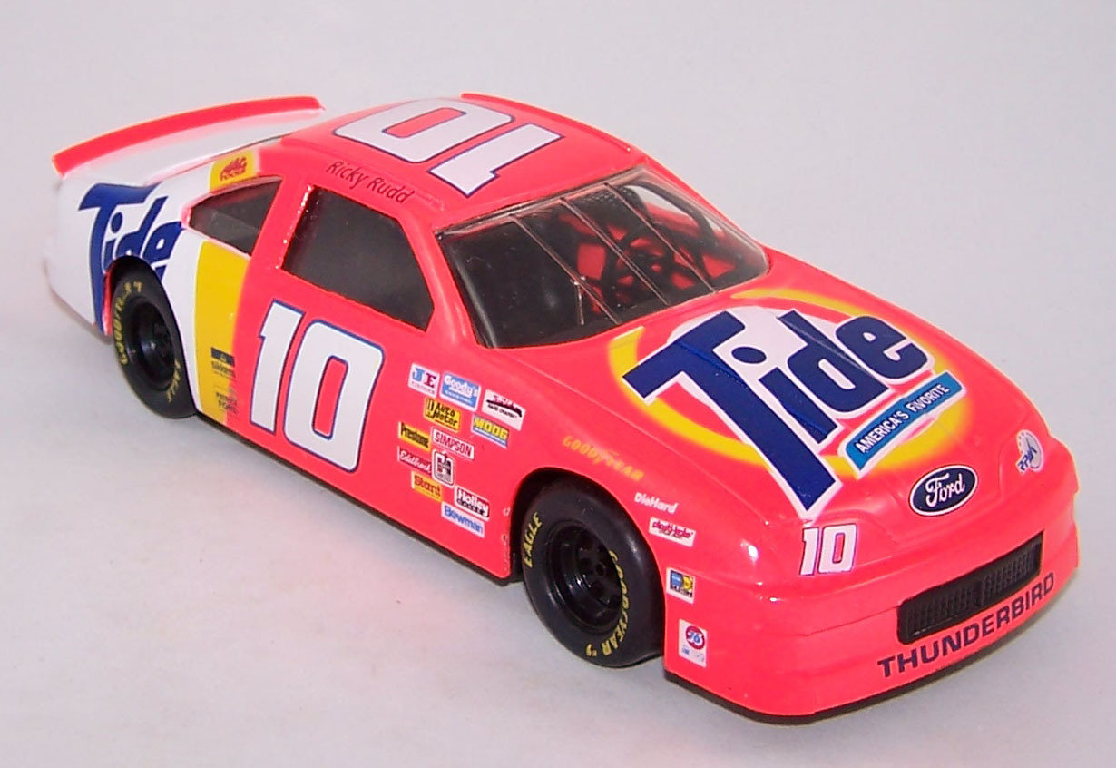 1995 PREVIEW Racing Champions 1:24 RICKY RUDD #10 Tide Ford Thunderbird ...