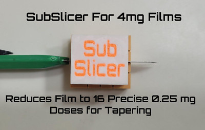 Suboxone Cutter for 4mg Strips Exact Doses For Tapering 0.25mg | eBay