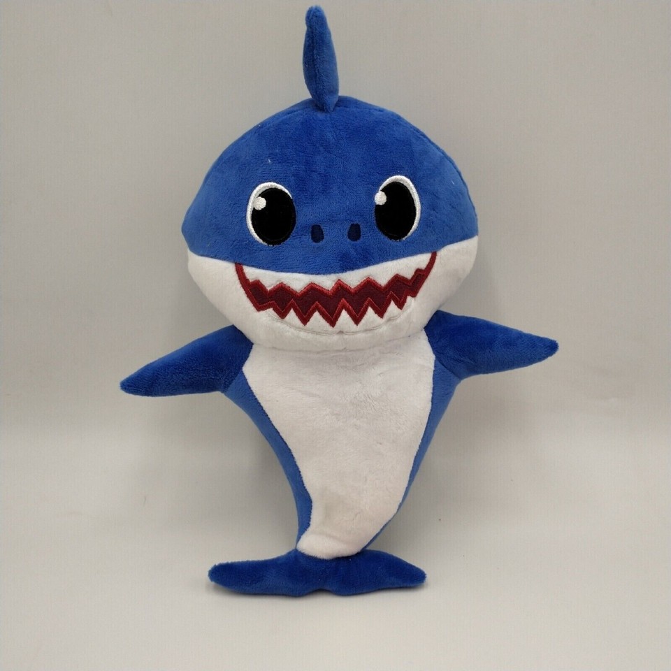 Shark Sing and Light Cartoon Baby Shark Stuffed Toys Kids Plush Toys ...
