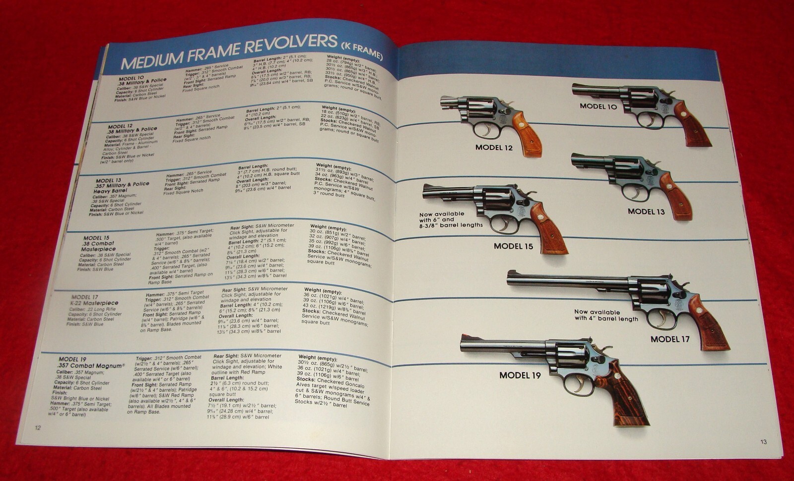 6 Old Smith & Wesson Gun Handgun Firearms Catalogs 1983 1984 1986 2005 ...